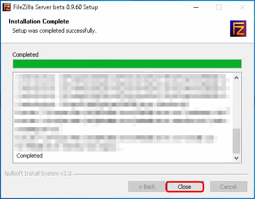 Installing and connecting to Filezilla Server for Windows Server ...
