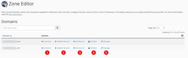 cPanel Zone Editor | Hostwinds
