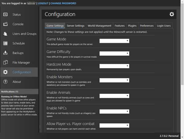 Getting Started With McMyAdmin | Hostwinds
