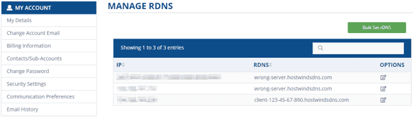 How to Set rDNS? | Hostwinds