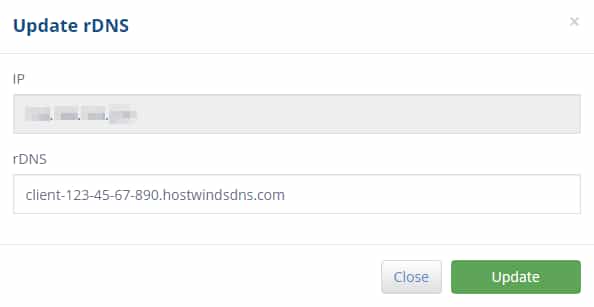 How to Set rDNS? | Hostwinds