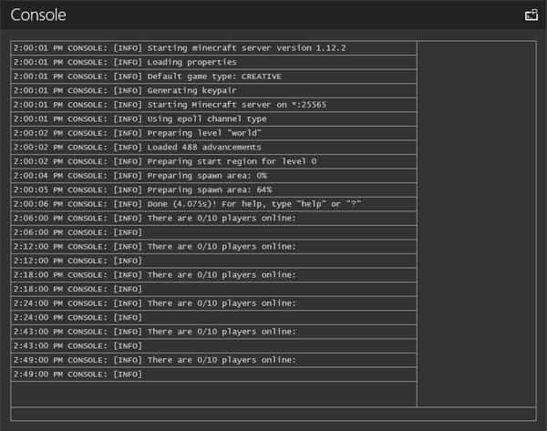 McMyAdmin 콘솔 | Hostwinds