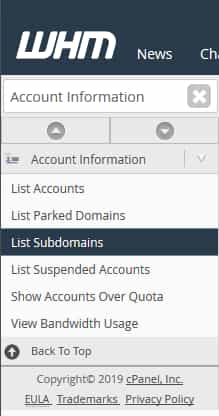 Managing Subdomains With WHM | Hostwinds