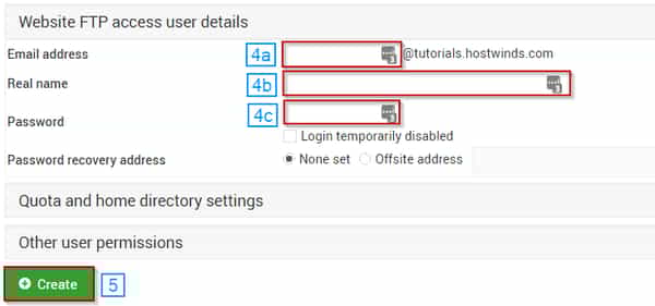 How to Create an FTP Account in Virtualmin | Hostwinds