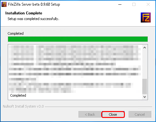 Installing and connecting to Filezilla Server for Windows Server ...