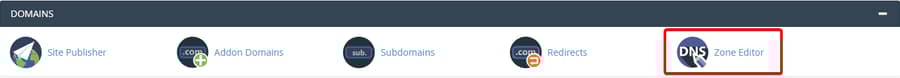 cPanel Zone Editor | Hostwinds