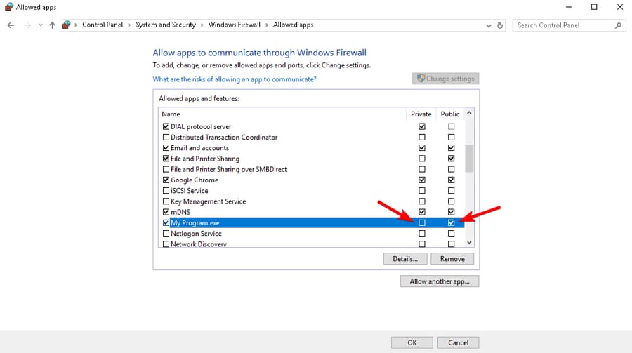 How to Allow a Program Through the Windows Firewall | Hostwinds