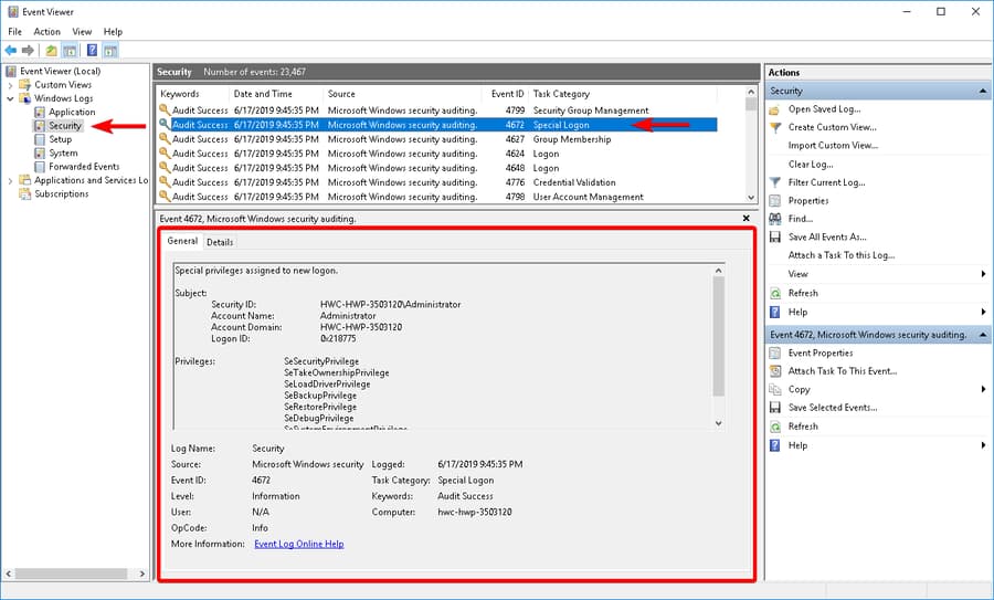 How to Review Login Events in a Windows Server | Hostwinds