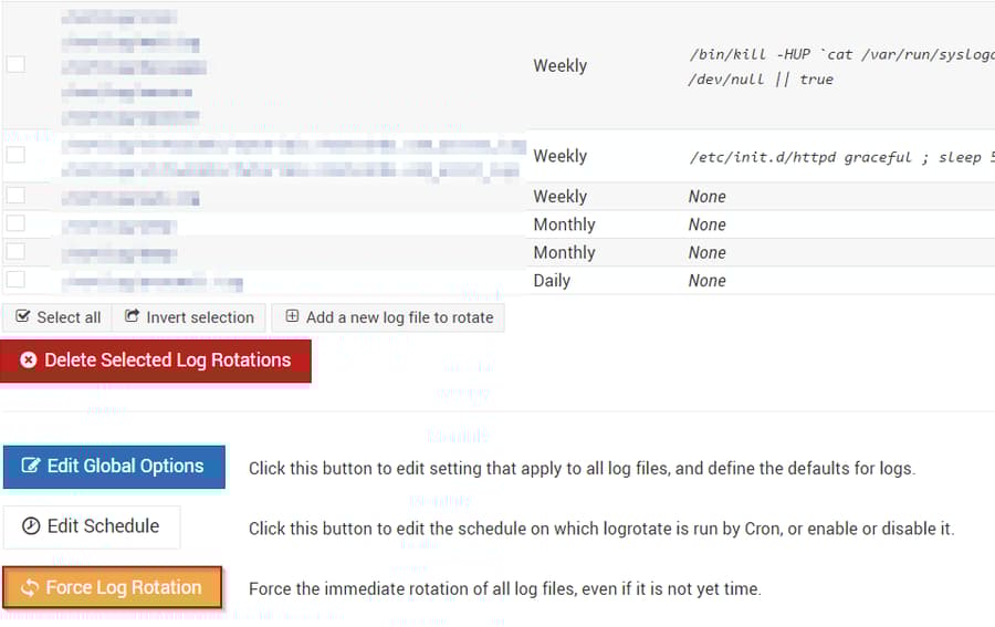 How To Force Immediate Log File Rotation In Virtualmin | Hostwinds