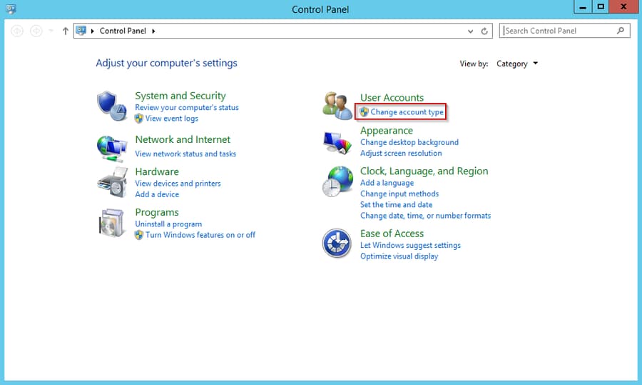 How to Change Your Password in Windows Server 2012 | Hostwinds
