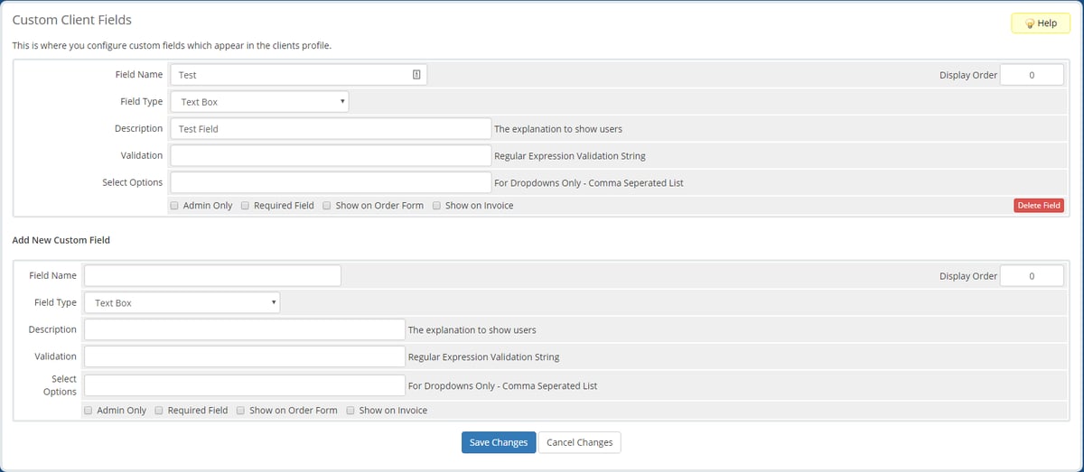How To Setup Custom Client Fields In WHMCS | Hostwinds