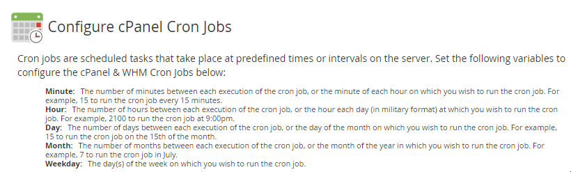 How to Configure cPanel Cron Jobs From WHM | Hostwinds