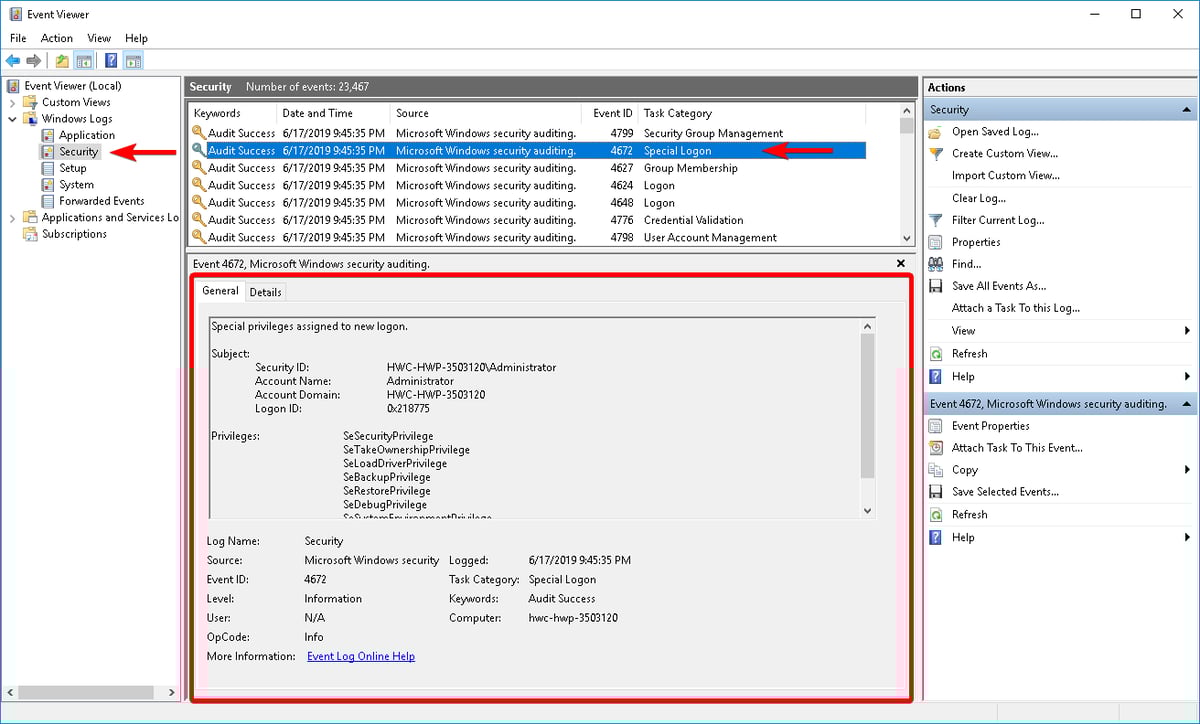 How To Review Login Events In A Windows Server Hostwinds 