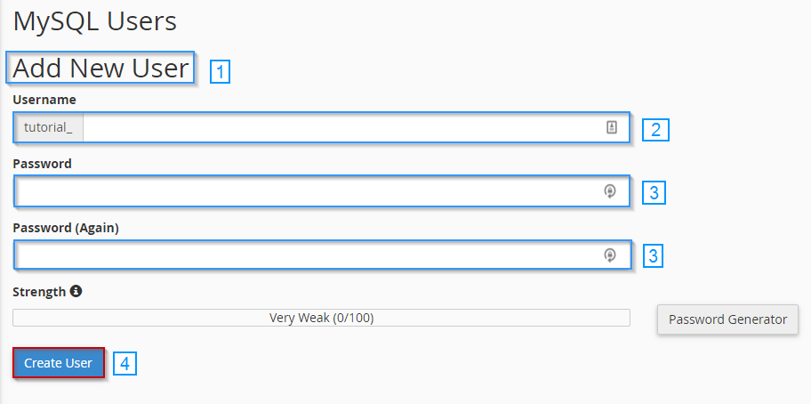How to Create MySQL User in cPanel | Hostwinds