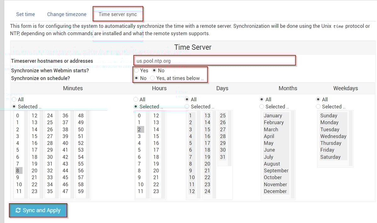 How To Change Your Server Time In Virtualmin | Hostwinds