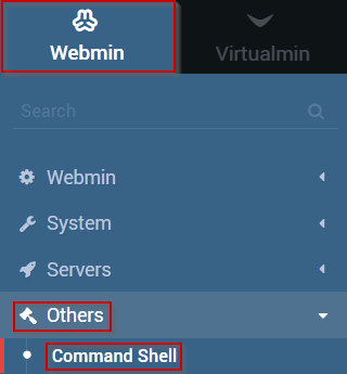 How To Locate And Access The Webmin Command Shell | Hostwinds