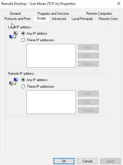 Restrict RDP Access By IP Address | Hostwinds
