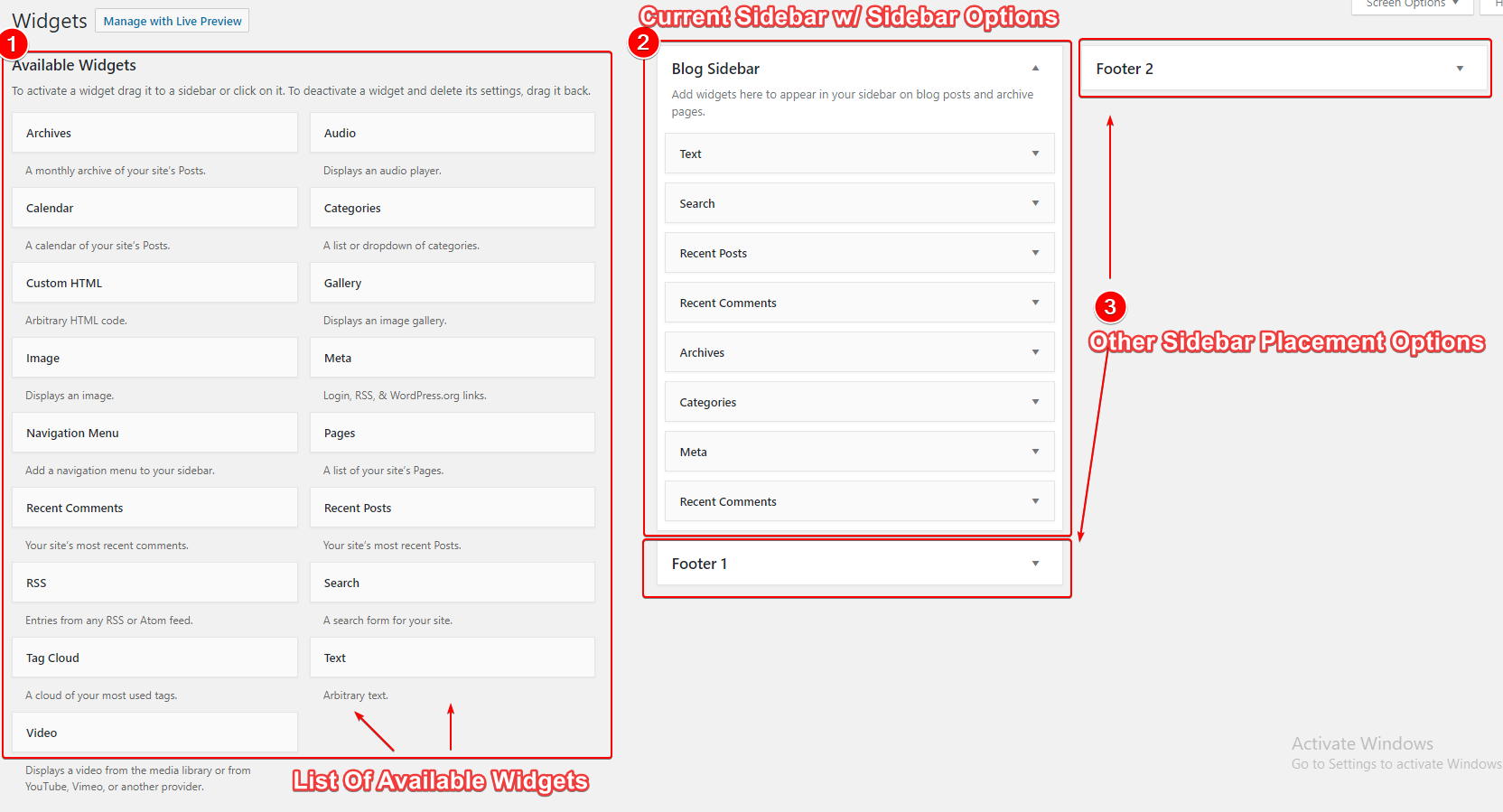 Comment gérer votre barre latérale WordPress | Hostwinds