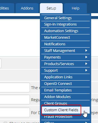 How To Setup Custom Client Fields In WHMCS | Hostwinds