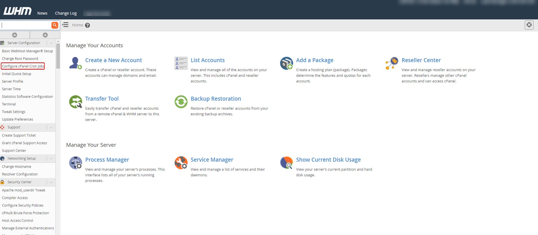 How to Configure cPanel Cron Jobs From WHM | Hostwinds