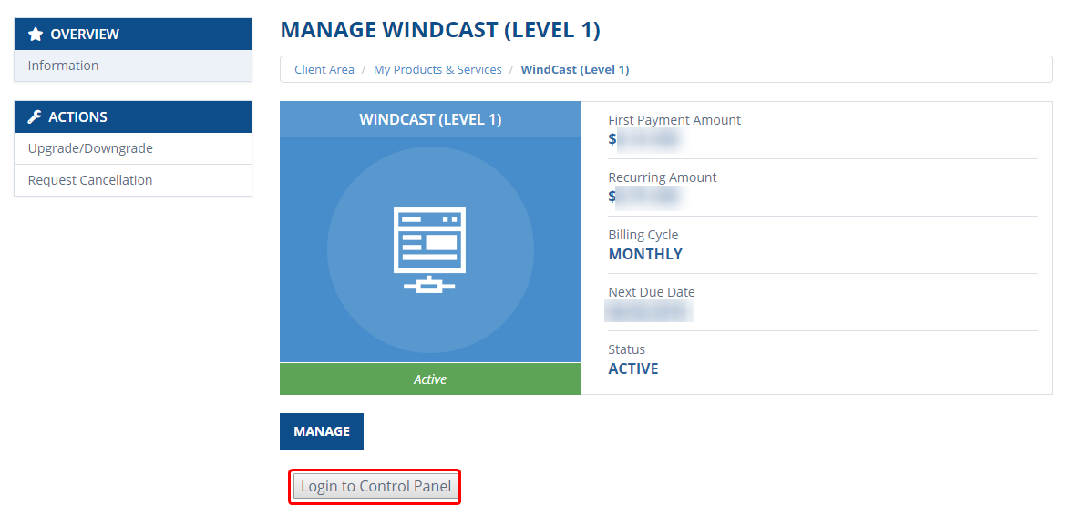 How To Login To Your SHOUTCast Control Panel | Hostwinds