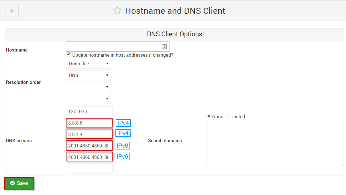 How To Change DNS Servers In Virtualmin | Hostwinds