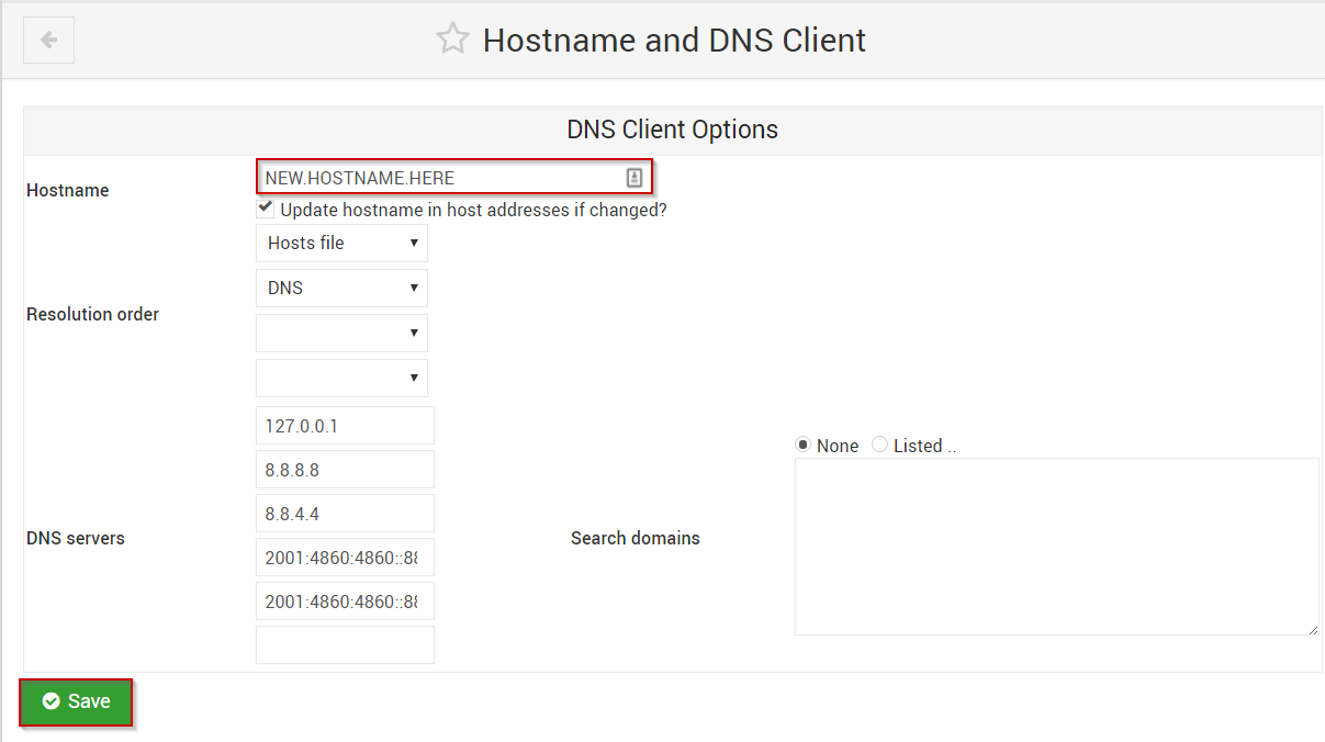 How To Change The Hostname In Virtualmin | Hostwinds