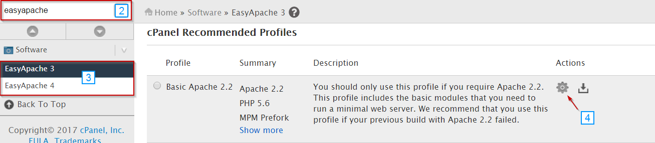 EasyApache를 사용하여 Apache를 다시 컴파일하는 방법 | Hostwinds