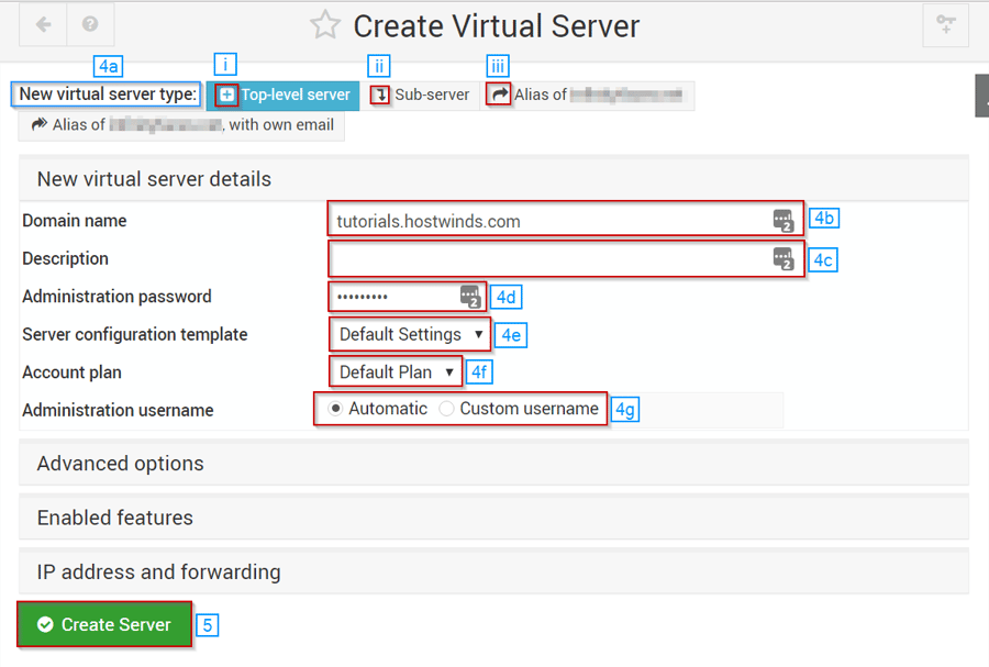 How To Create A Sub Server In Virtualmin Hostwinds