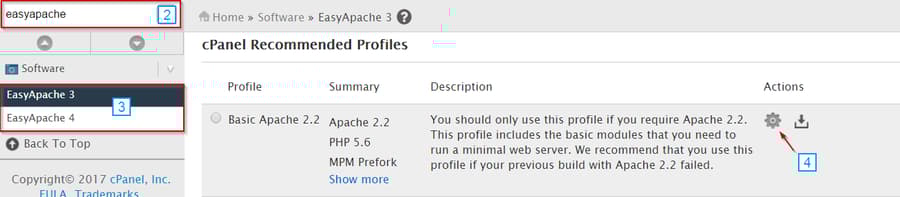 Guide To Using EasyApache To Recompile Apache Hostwinds