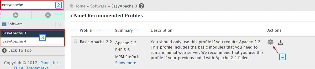 Guide To Using EasyApache To Recompile Apache Hostwinds